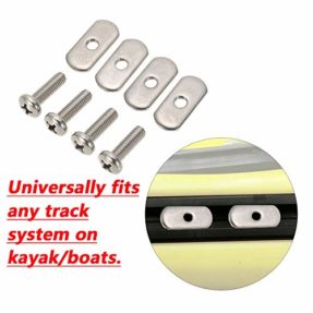 RANDDER 4 Pack Stainless Steel Kayak Rail/Track Screws & Track Nuts ...
